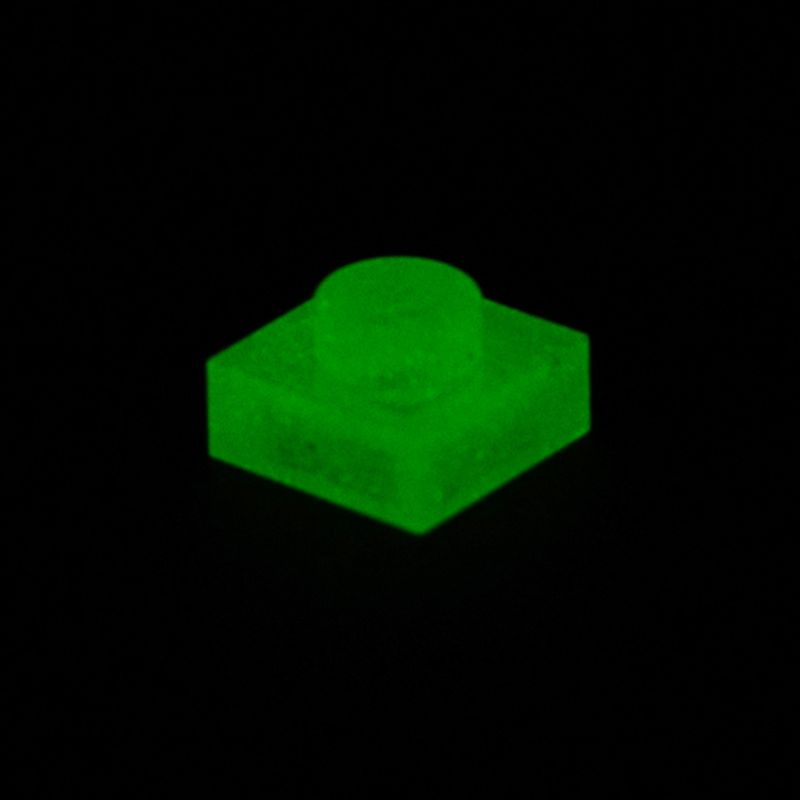 Loose plate 1X1 Neon 200 | Q-BRICKS® | pure imagination