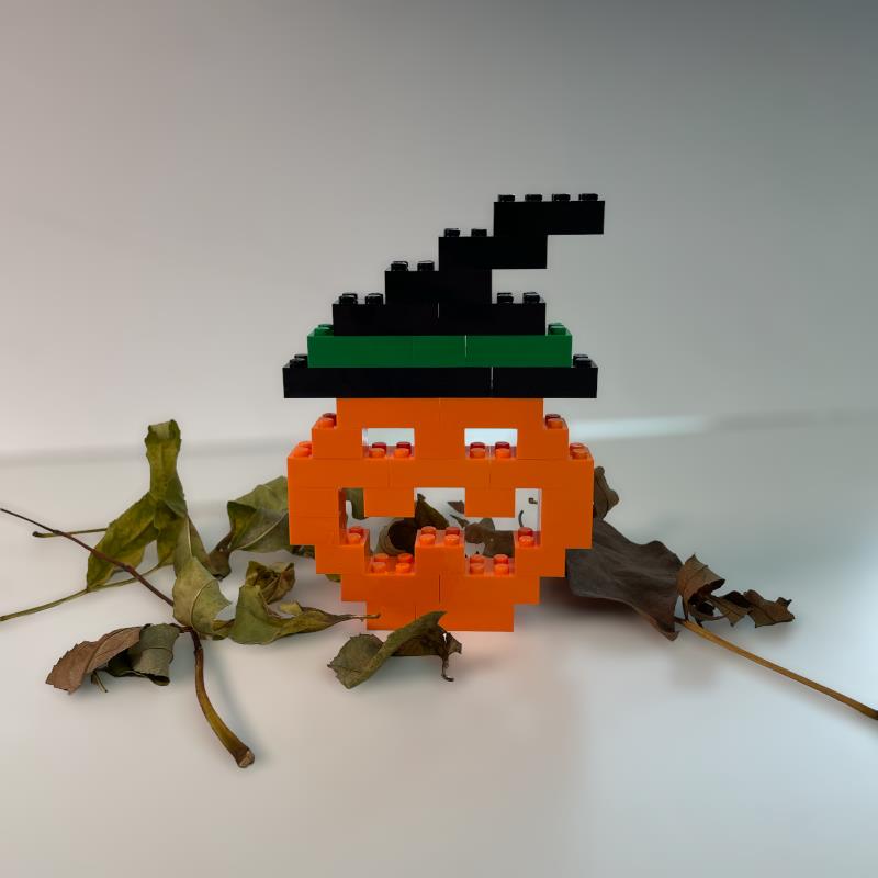 Halloween pumpkin / bag 32 pcs | Q-BRICKS® | pure imagination