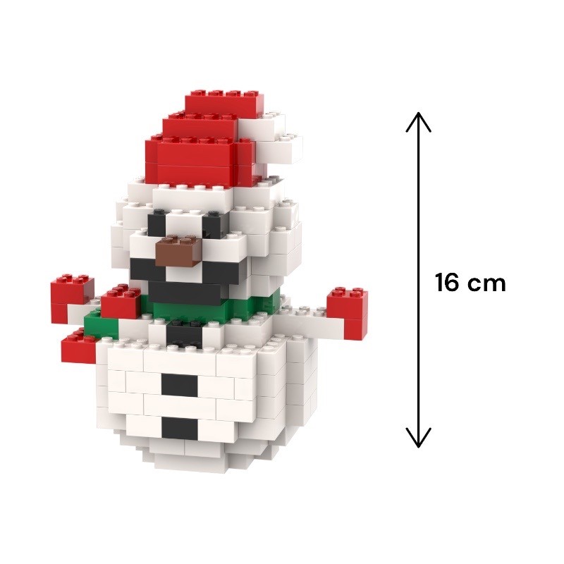 Snowman / 205 pcs | Q-BRICKS® | pure imagination