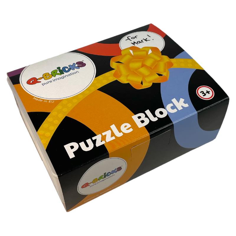 Puzzle bricks - medium / 78 pcs / 17,5 cm × 12,5 cm | Q-BRICKS® | pure ...